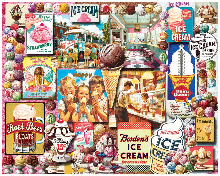 Ice Cream - White Mountain – Mind Quest Puzzles and Games