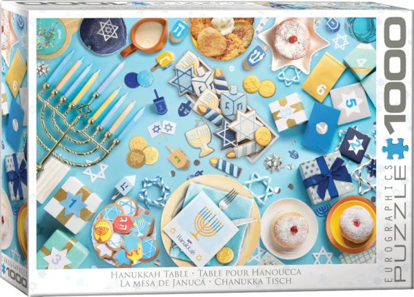 Hanukkah Table - Eurographics – Mind Quest Puzzles and Games