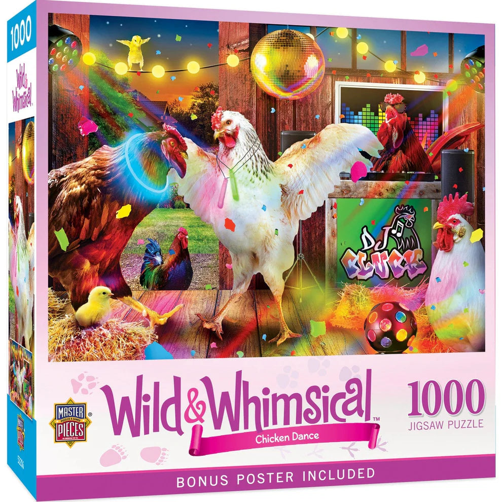 Wild & Whimsical - Chicken Dance - MasterPieces – Mind Quest Puzzles ...