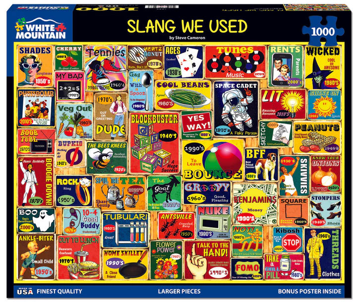 Slang We Used - White Mountain – Mind Quest Puzzles and Games