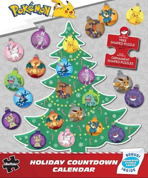 Pokemon Holiday Countdown Calendar - Ceaco – Mind Quest Puzzles and Games